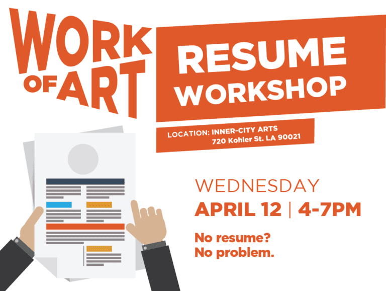 Resume Workshop - Inner-City Arts